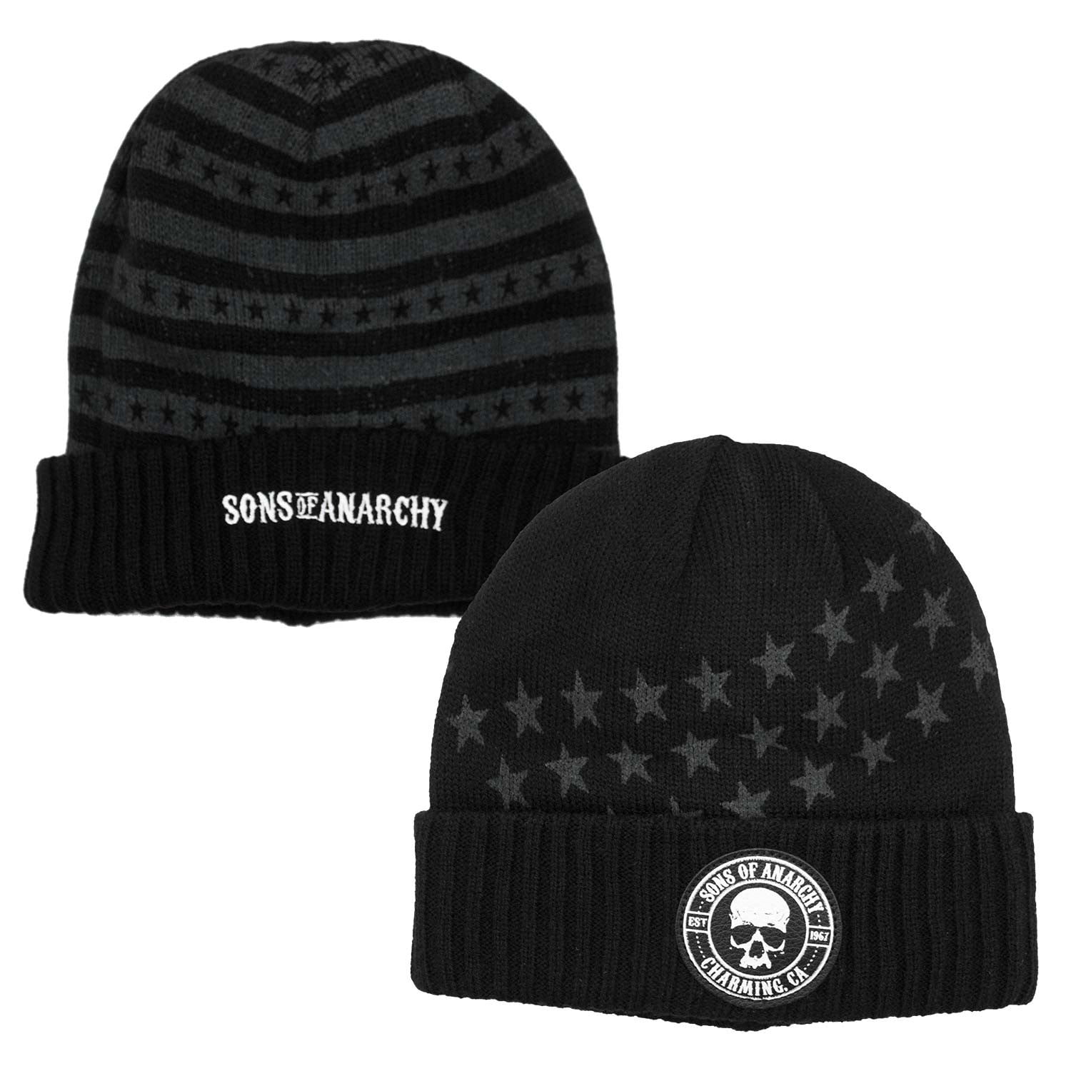 Sons Of Anarchy Reversible Cuff Beanie - Walmart.com