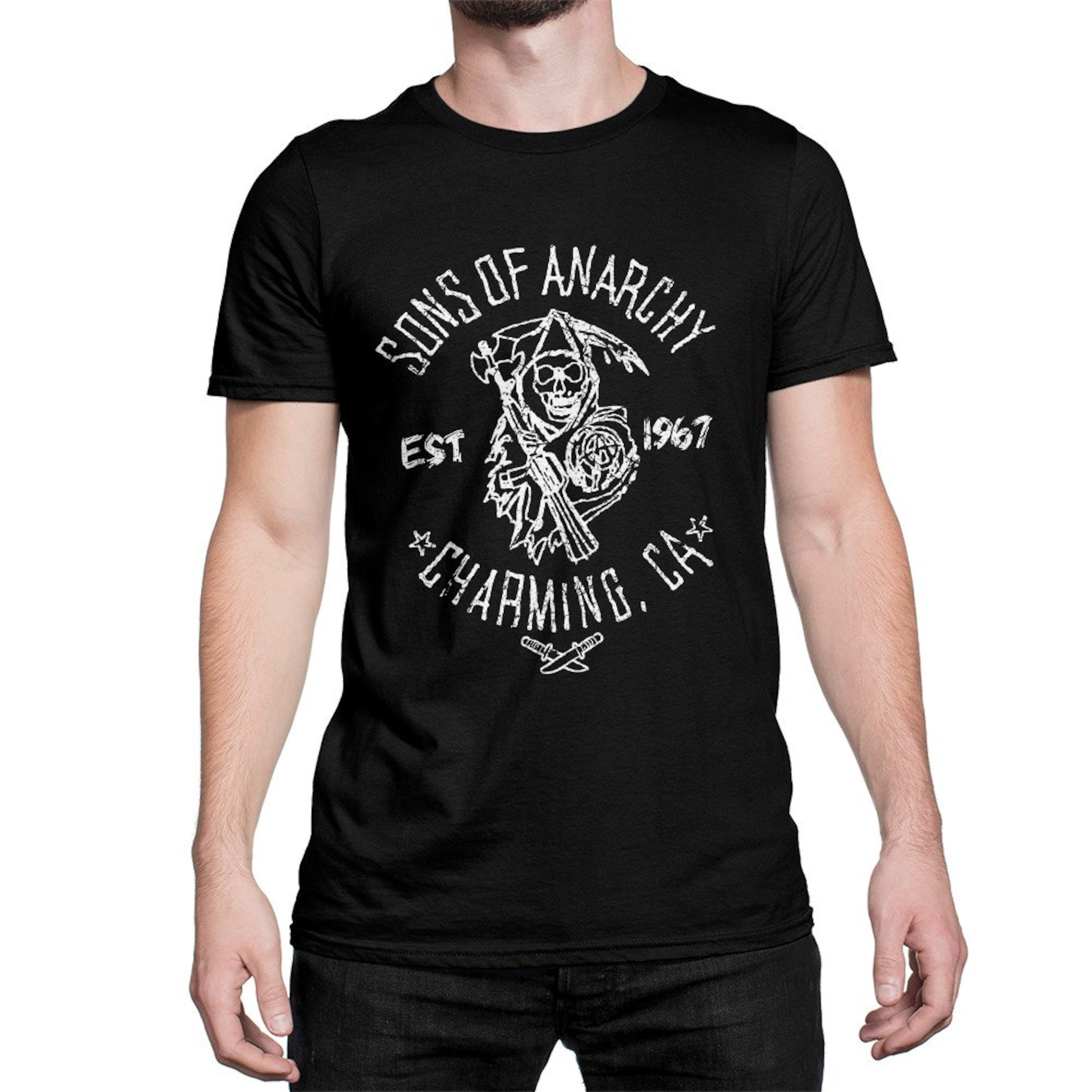 Sons of Anarchy Est 1967 T-Shirt, Men's and Women's Sizes (drsh-330 ...