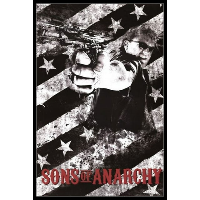 Sons of Anarchy - Gun Laminated & Framed Poster (24 x 36) - Walmart.com