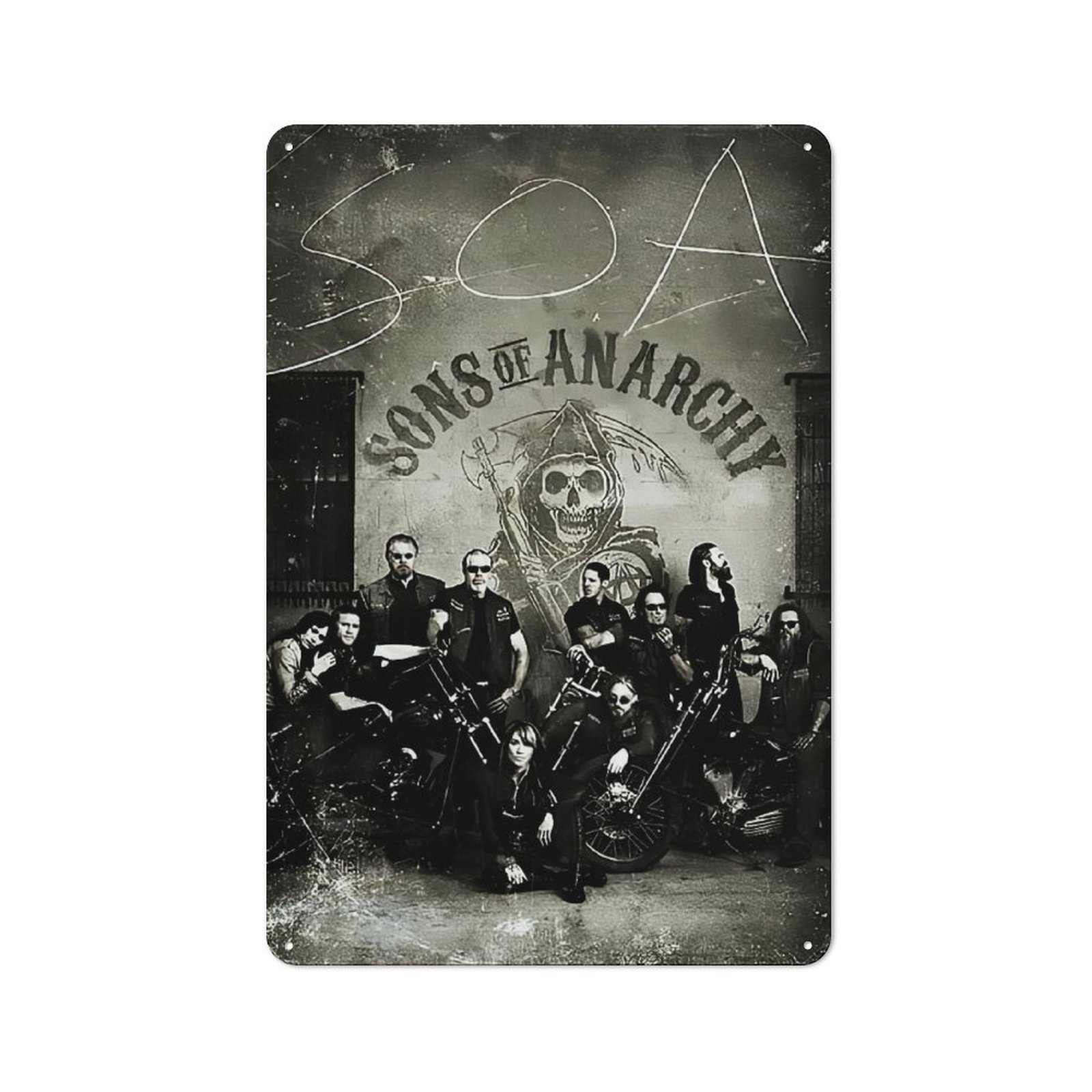 Sons of Anarchy Hanging Picture Tin Hanging Picture Wall Poster Metal ...