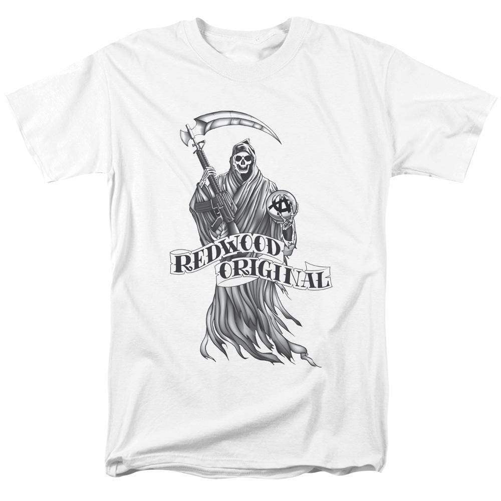 Sons of Anarchy Redwood Original T-shirt regular fit white graphic tee ...
