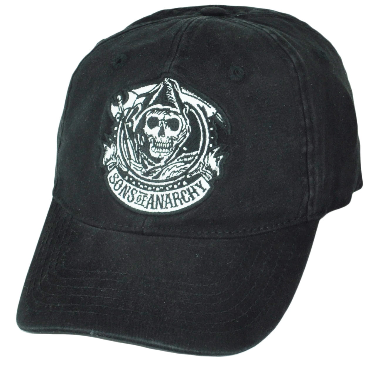 Sons of Anarchy SOA Flex Fit One Size Tv Show Outlaws Relaxed Reaper ...