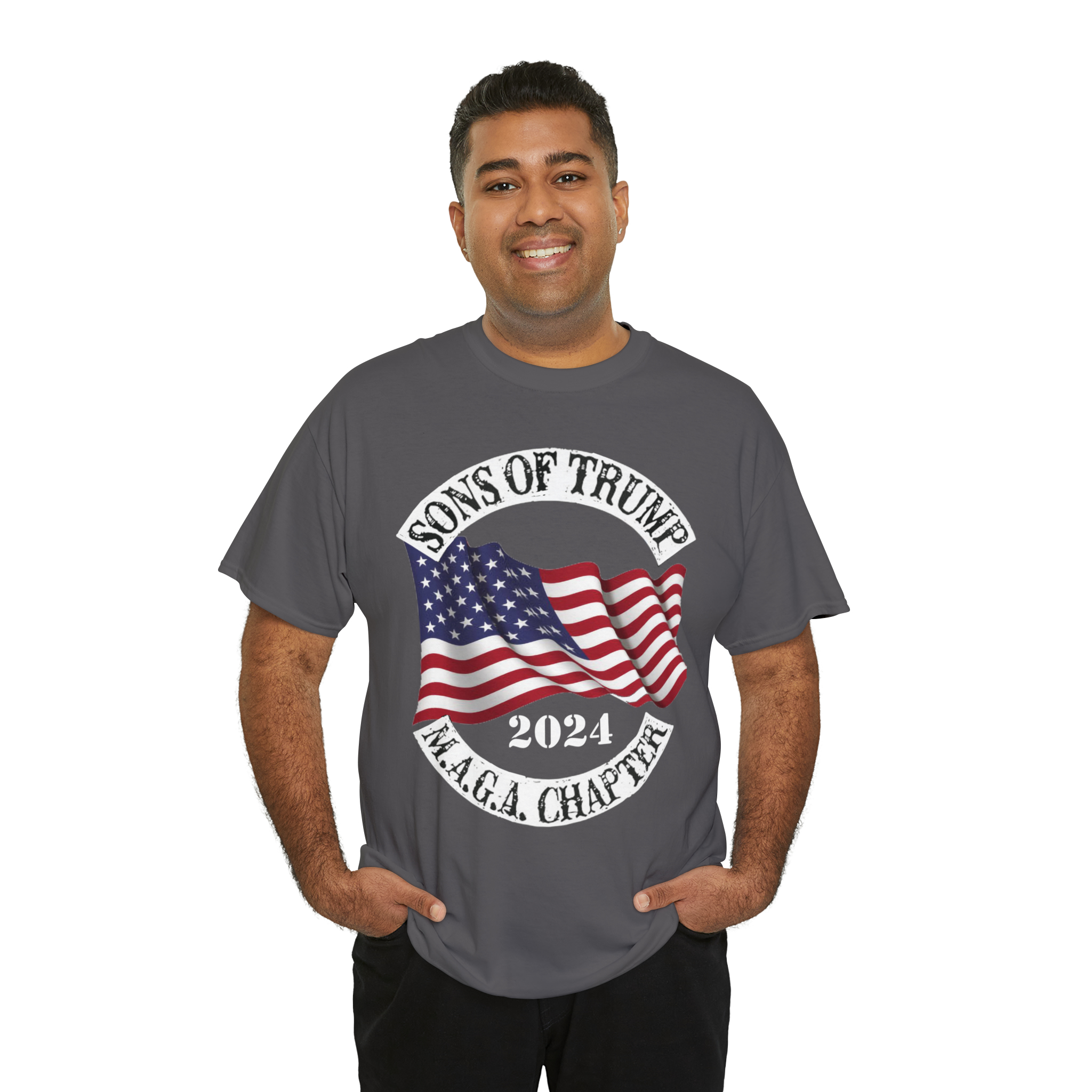 Sons of Trump 2024 biker rocker Short Sleeve Tee - Walmart.com
