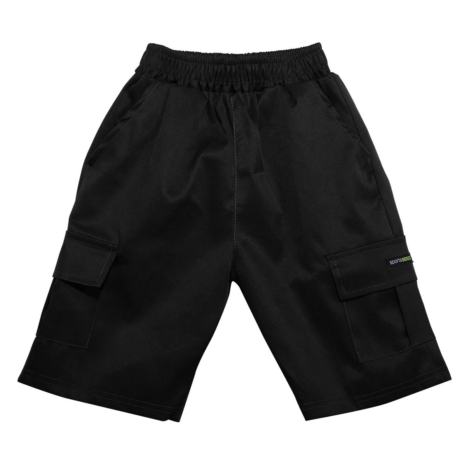 SonxaHe Big Boys' Shorts Drawstring Elastic Waist Wide Leg Cargo Shorts ...