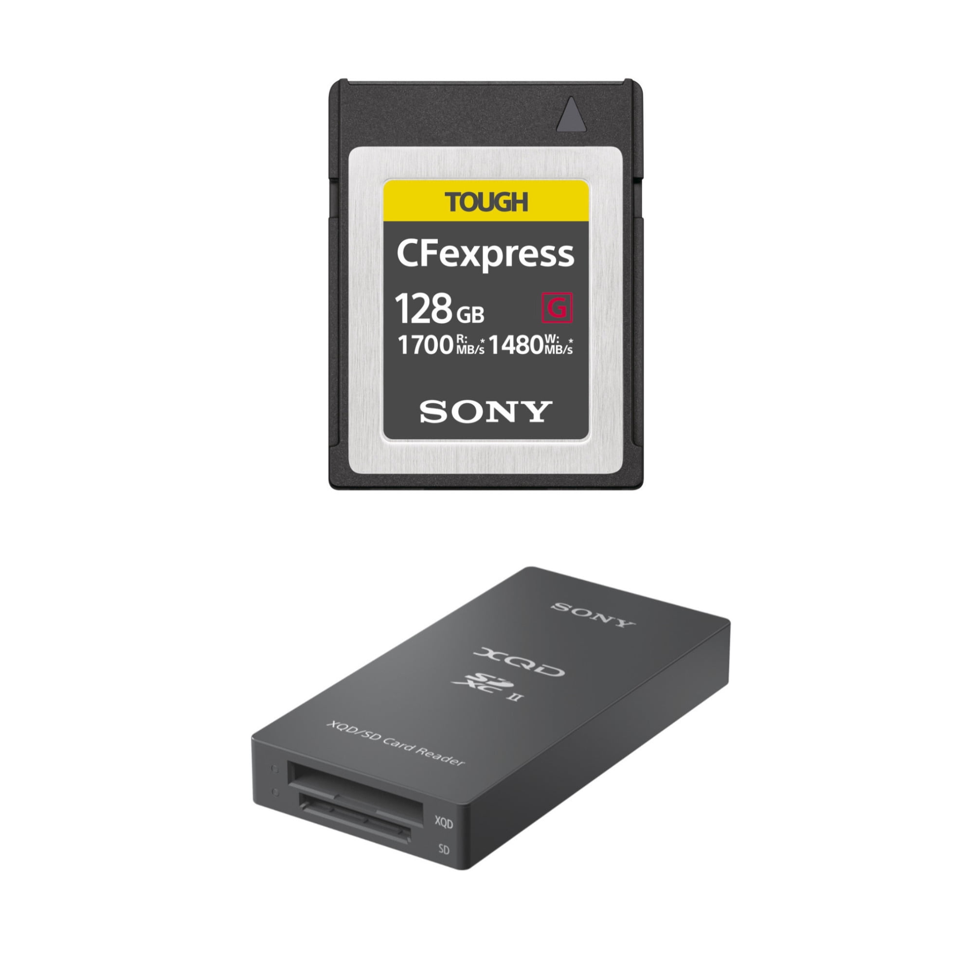Sony 128GB TOUGH CEB-G Series CFexpress Type B Memory Card Bundle ...