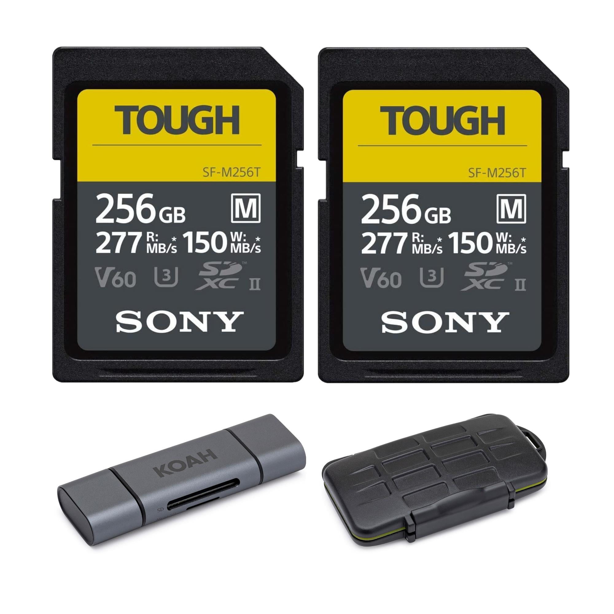 Sony Pro 256GB SF-M Series High Speed Tough Memory SD Card for Video ...