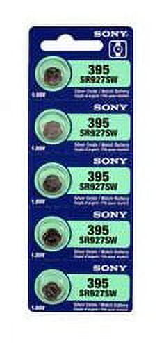 Sony 395/399 - SR927 Silver Oxide Button Battery 1.55V - 50 Pack + FREE ...