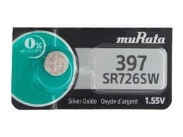 Sony Murata 397/396 - SR726 Silver Oxide Button Battery 1.55V - 5 Pack ...