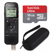 Sony ICD-PX470 Digital Audio Recorder with Built-in USB, Expandable ...
