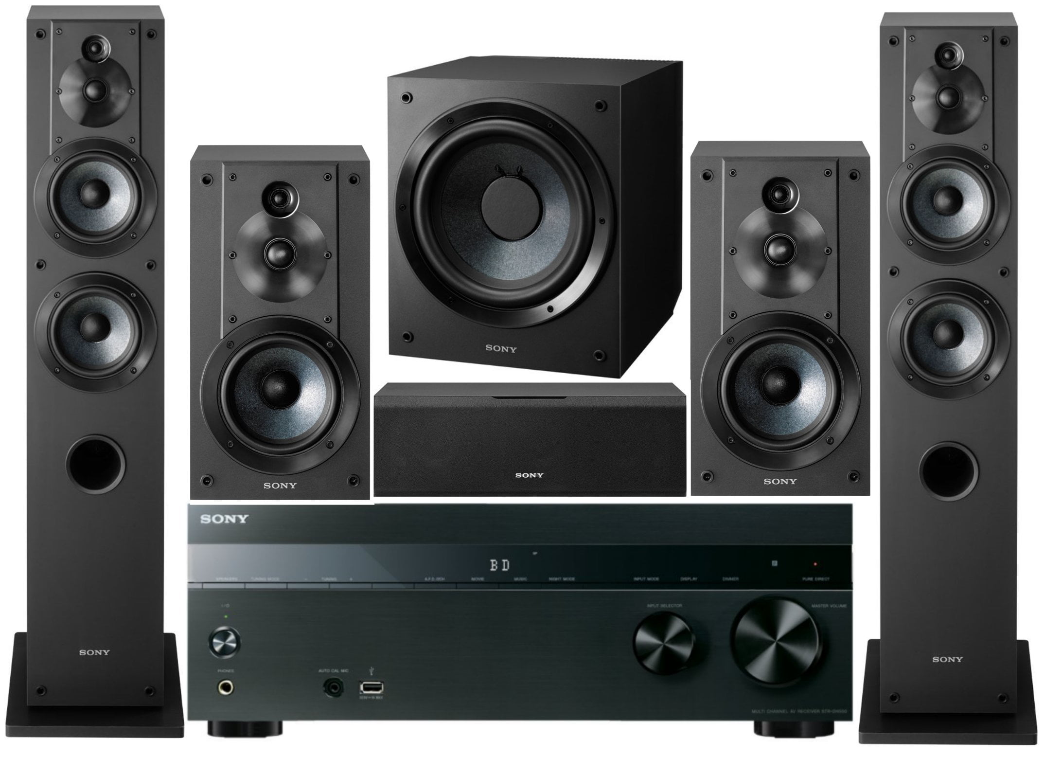 Sony 5.2-Channel 4K 3D A/V Bluetooth Home Theater System with HDMI ...