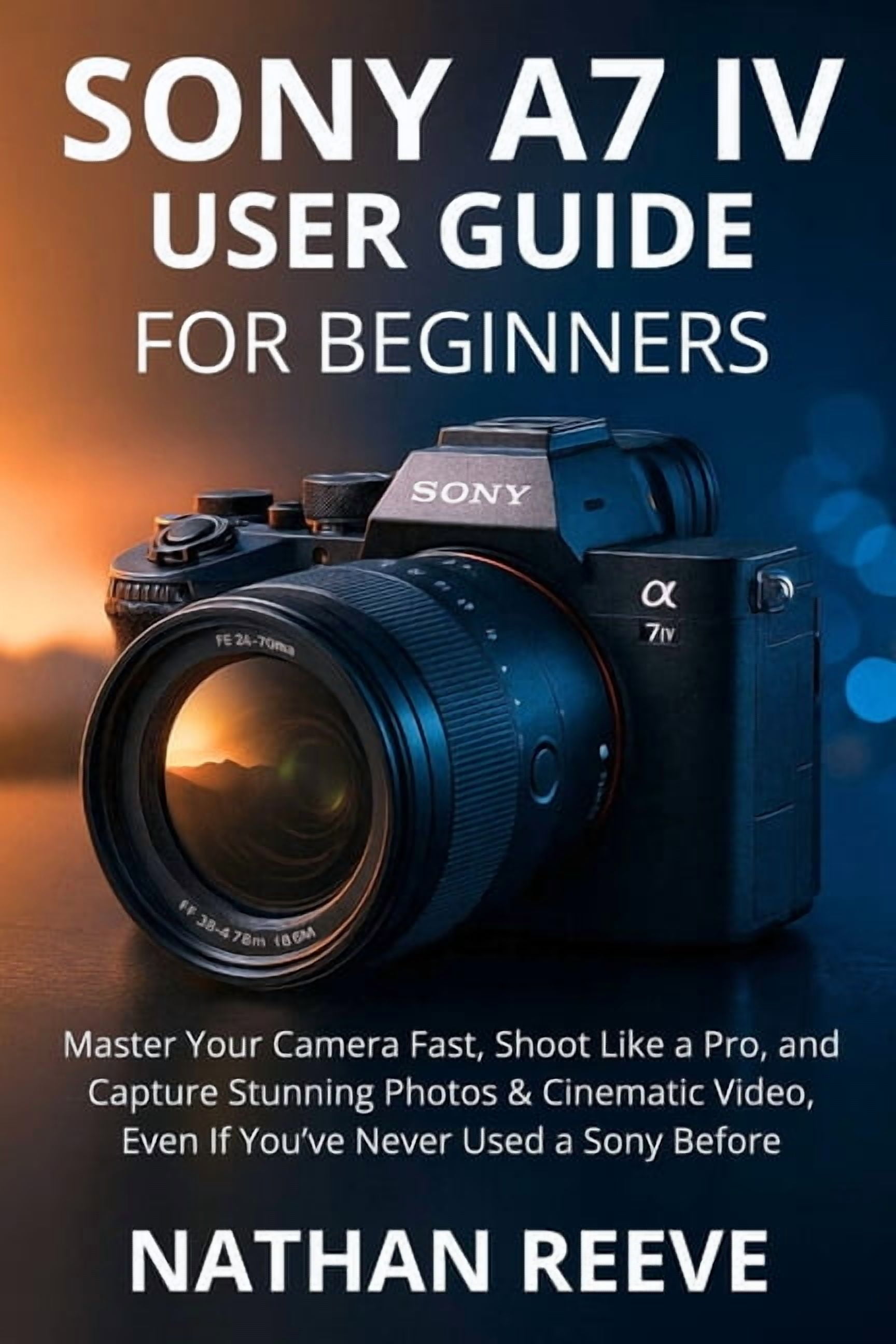 Sony A7 IV User Guide for Beginners: Master Your Camera Fast, Shoot ...