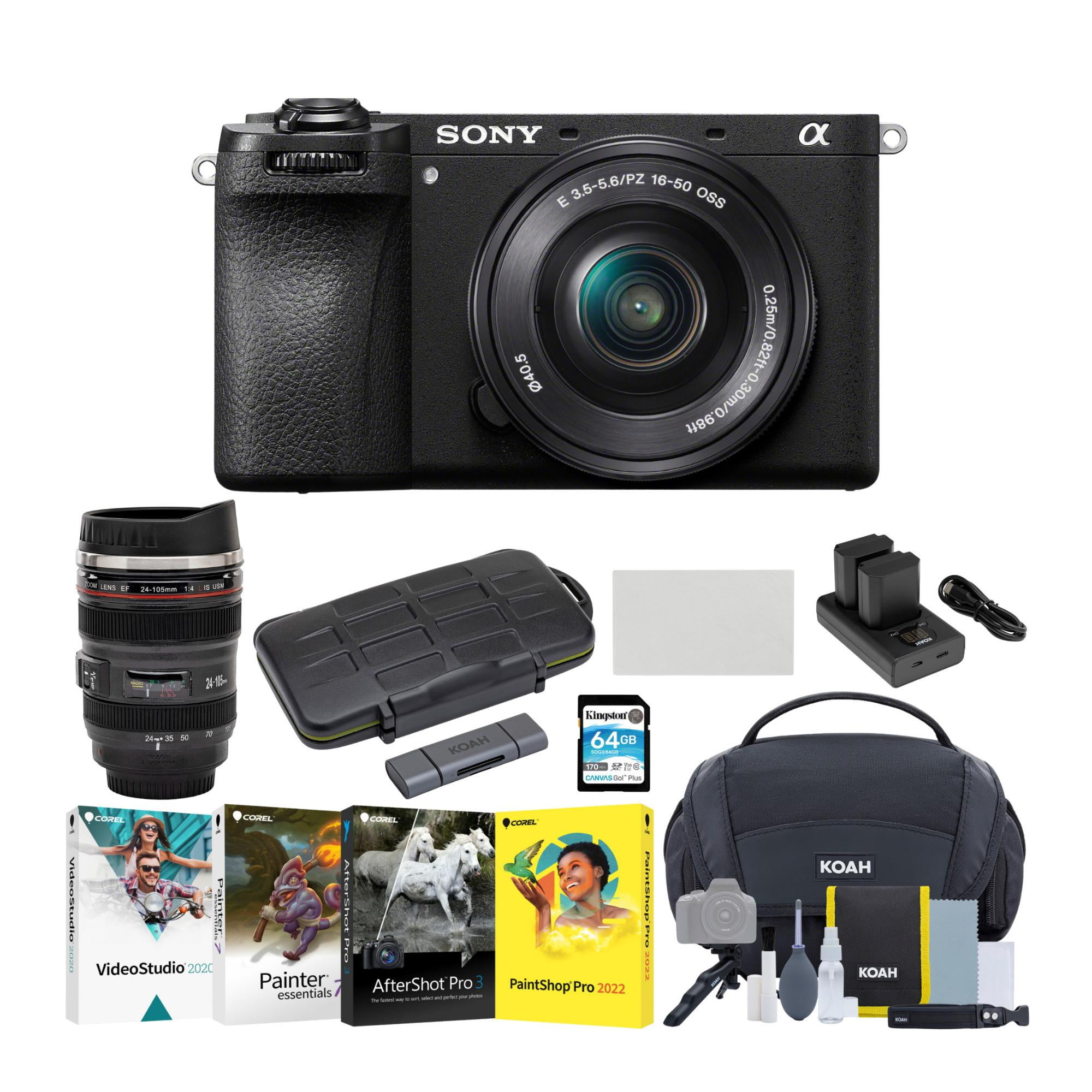 Sony Alpha 6700 APS-C Mirrorless Camera with 16-50mm lens with Mug ...