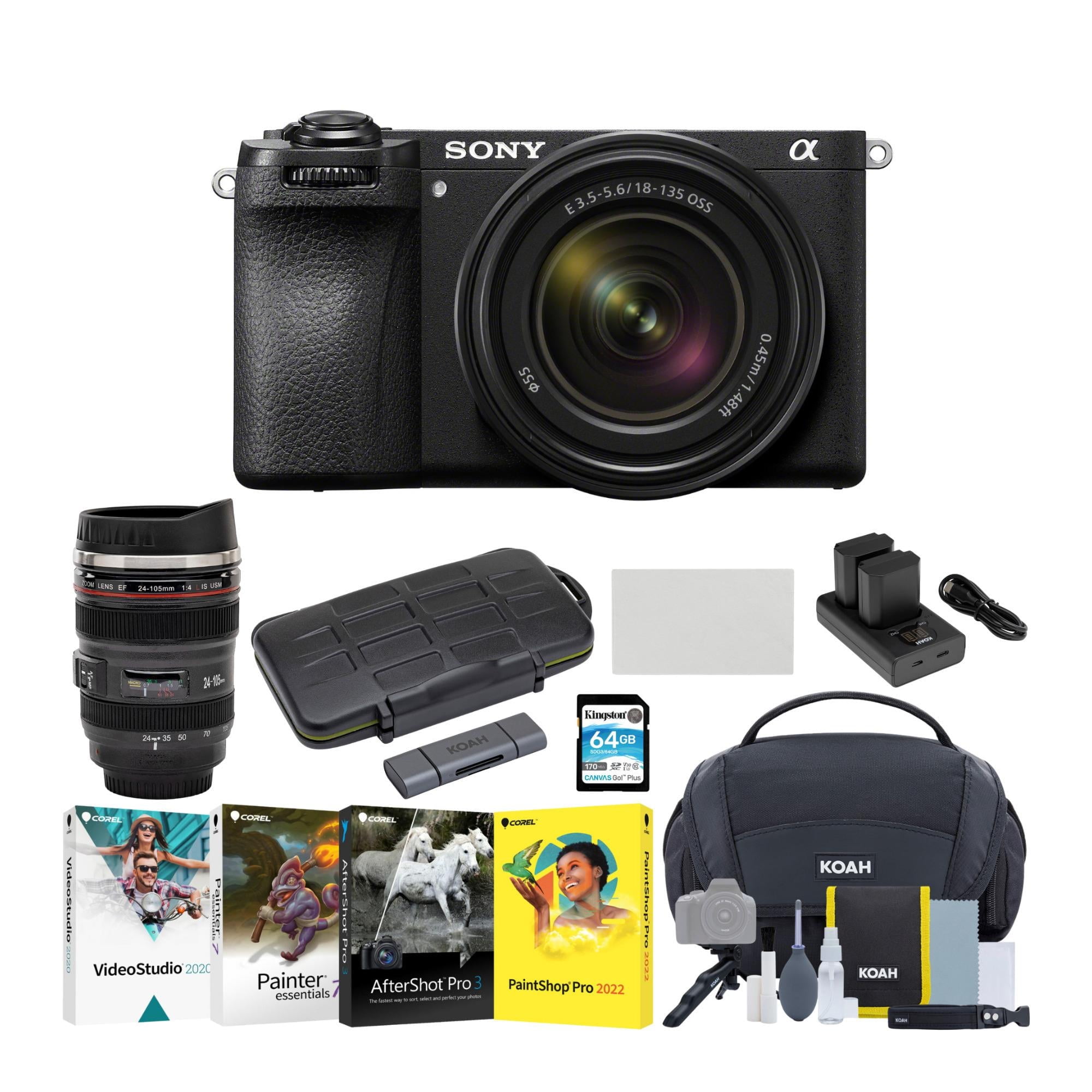 Sony Alpha 6700 Compact APS-C AI Mirrorless Camera with 18-135mm Lens ...