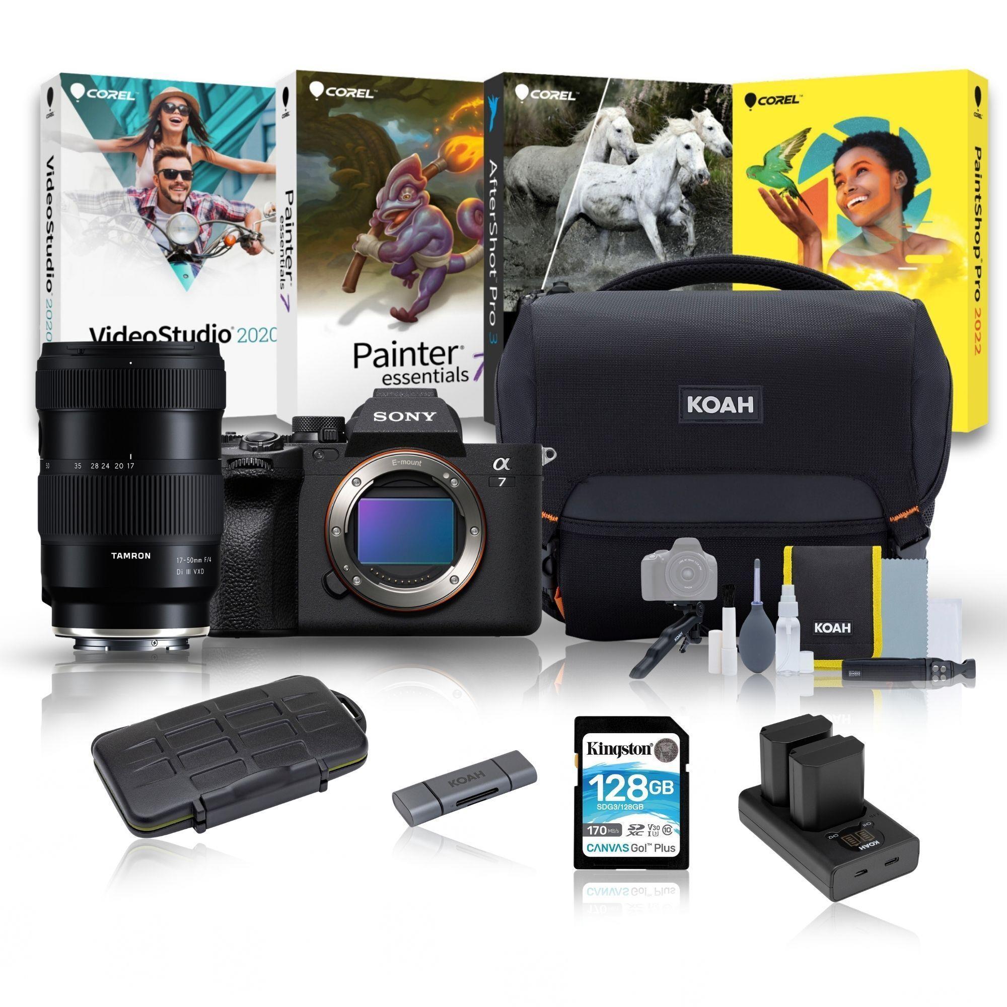 Sony Alpha 7 IV Full-frame Mirrorless Interchangeable Lens Camera with 17-50mm Bundle - Walmart.com