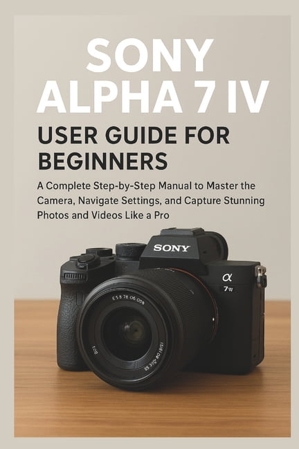 Camera Equipment Guides Sony Alpha 7 IV User Guide for Beginners: A ...