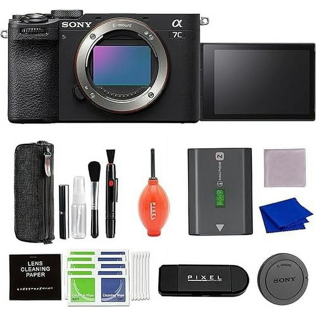 Sony Alpha 7C II Full-Frame Interchangeable Lens Camera (Black) Bundle ...