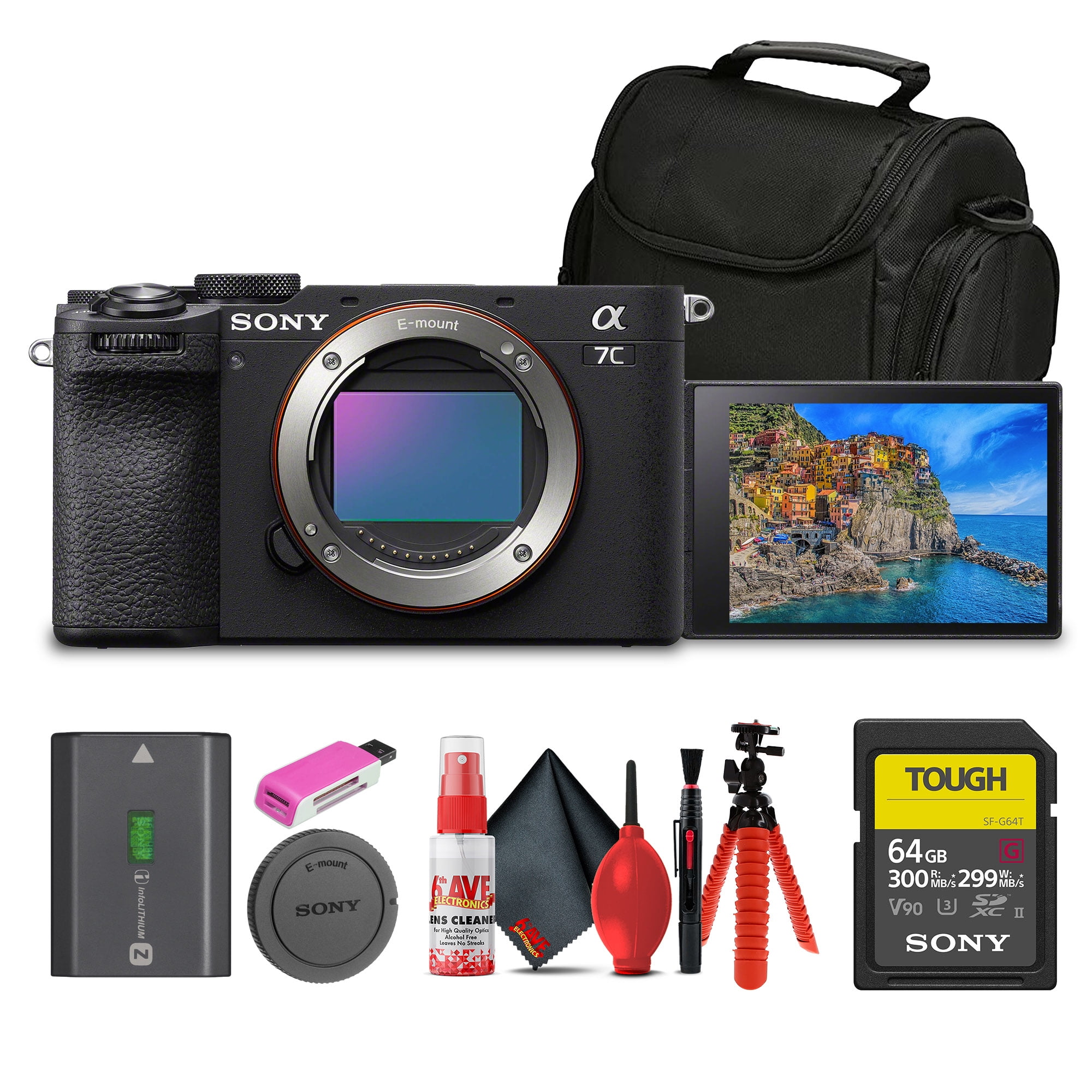 Sony Alpha 7C II Mirrorless Full-Frame Interchangeable Lens Camera (ILCE-7CM2/B) - Walmart.com