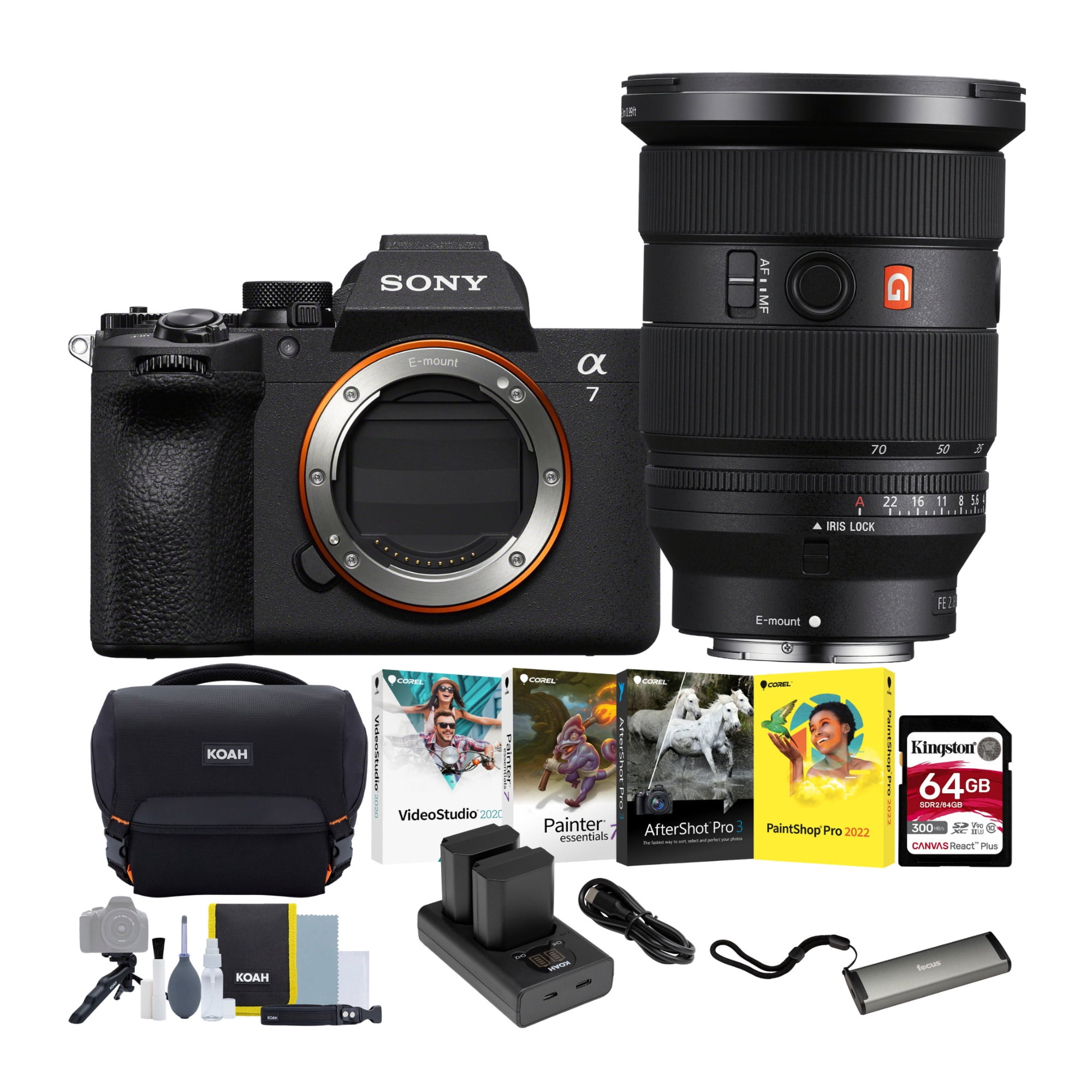 Sony Alpha 7V Full-Frame Mirrorless Lens Camera Bundle with FE 24-70mm ...