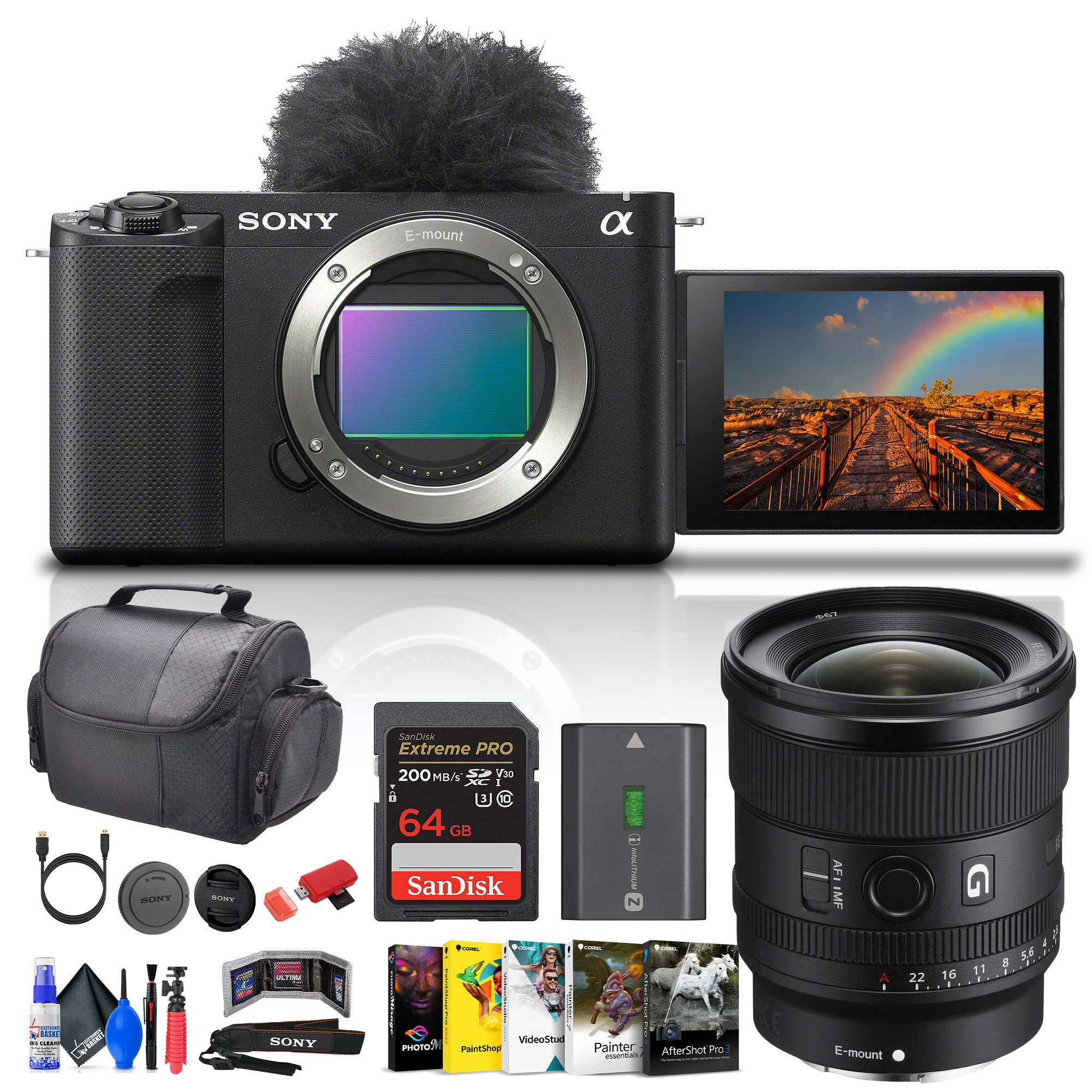 Sony Alpha ZV-E1 Full-frame Vlog Mirrorless Lens Camera (Black ...