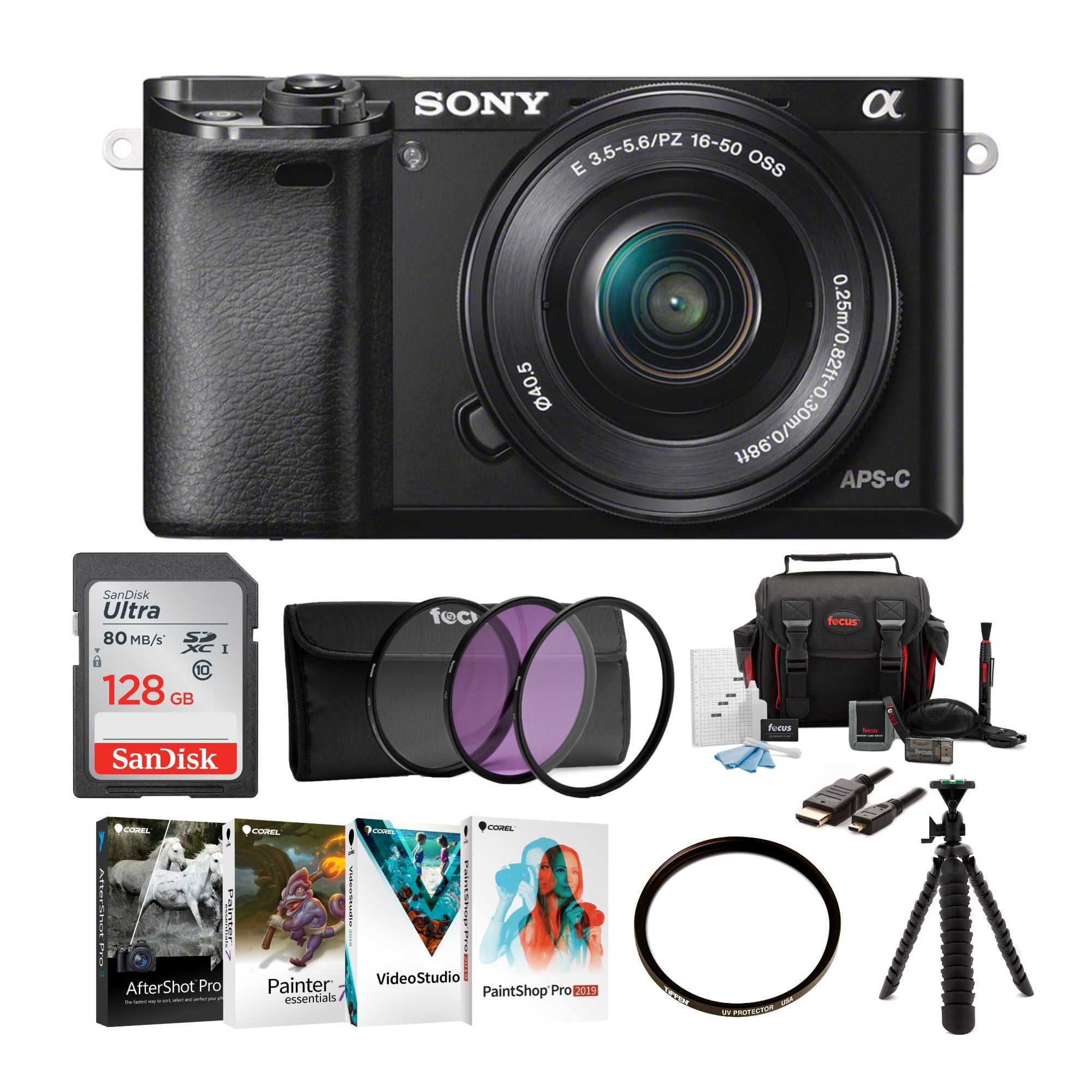 Sony Alpha ZV-E10 APS-C Mirrorless Vlog Camera with 16-50mm Lens (Black ...