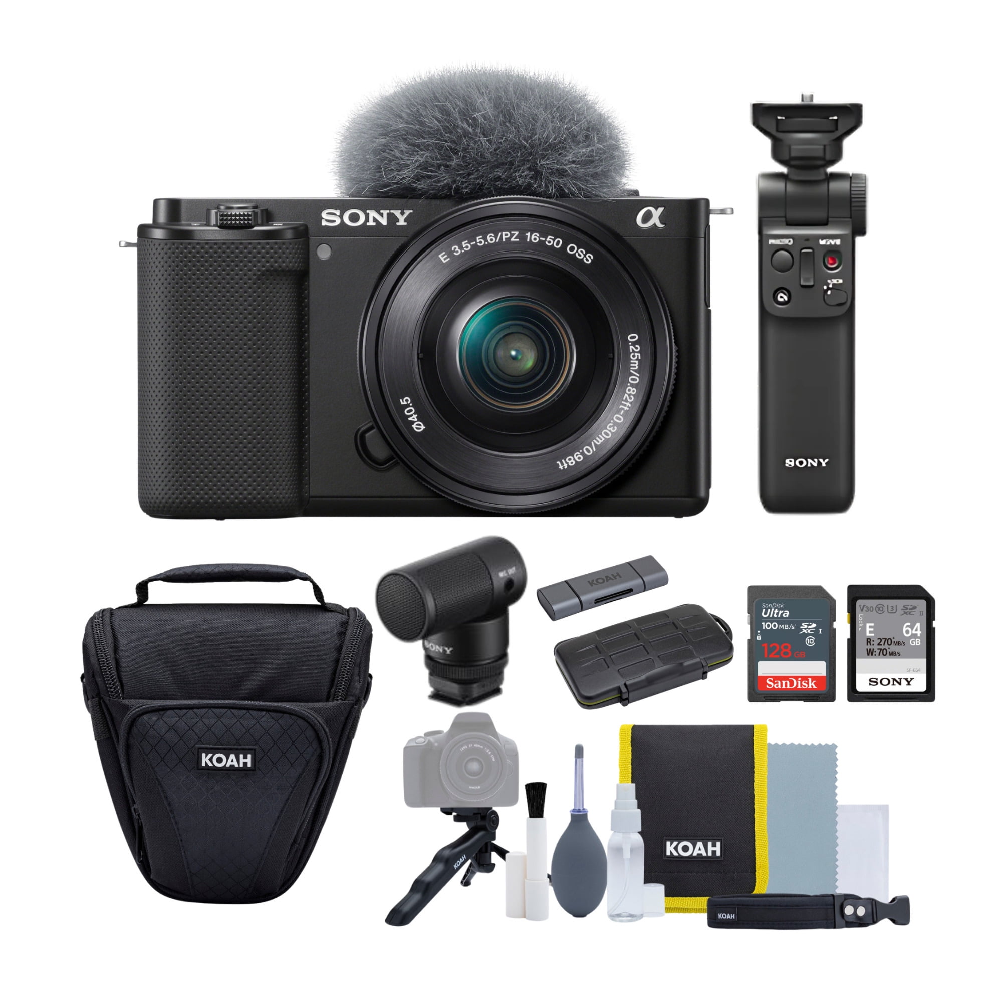 Sony Alpha ZV-E10 Mirrorless Vlog Camera with APS-C Sensor – 4K Video ...