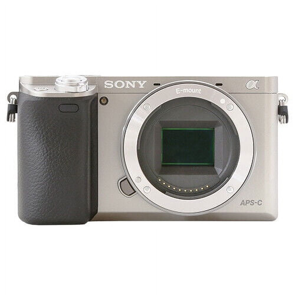 Sony Alpha a6000 24.3 MP APS-C Sensor Mirrorless Digital Camera, Silver ...