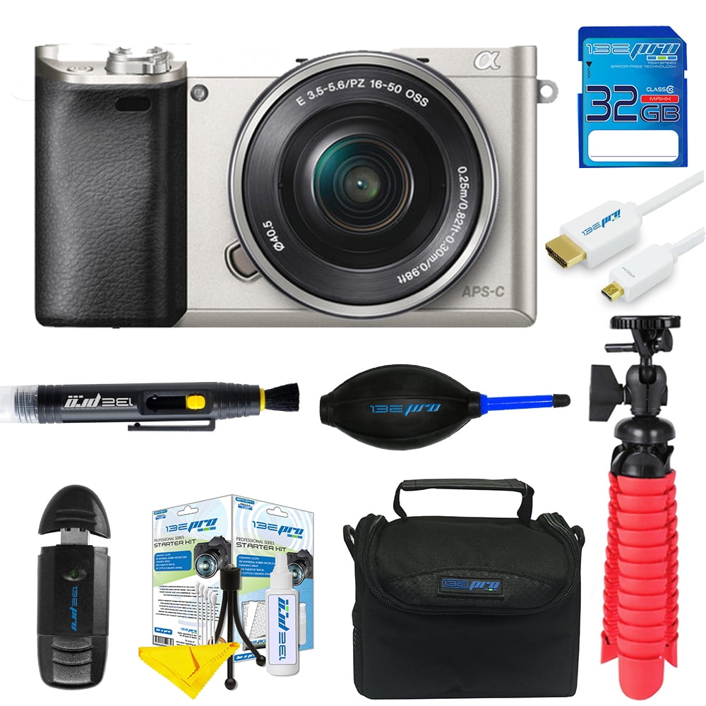 Sony Alpha a6000 Mirrorless Digital Camera with 16-50mm Lens (Silver ...