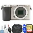 Sony Alpha a6400 Mirrorless Digital Camera (Body Only Silver) - 7PC Accessory Kit - Walmart.com