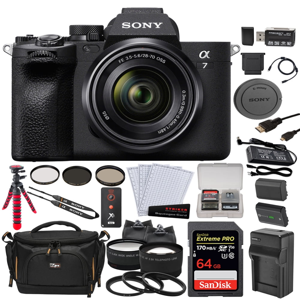 Sony Alpha a7 IV Mirrorless Digital Camera |28-70mm Lens Bundle with ...