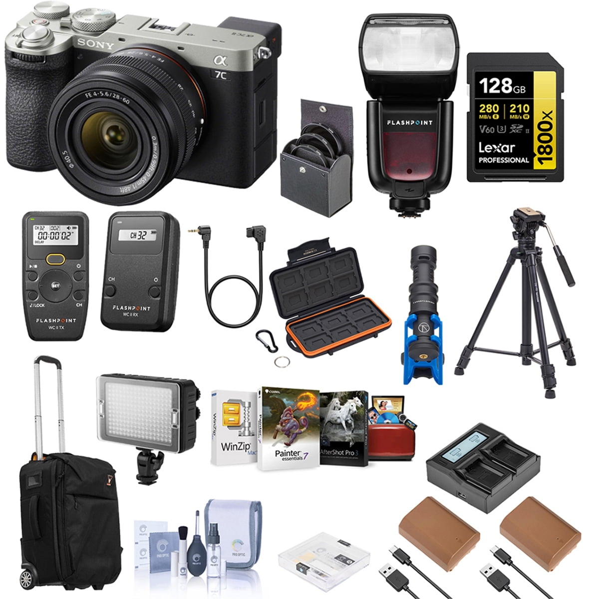 Sony Alpha a7C II Mirrorless Camera with FE 28-60mm f/4-5.6 Lens ...