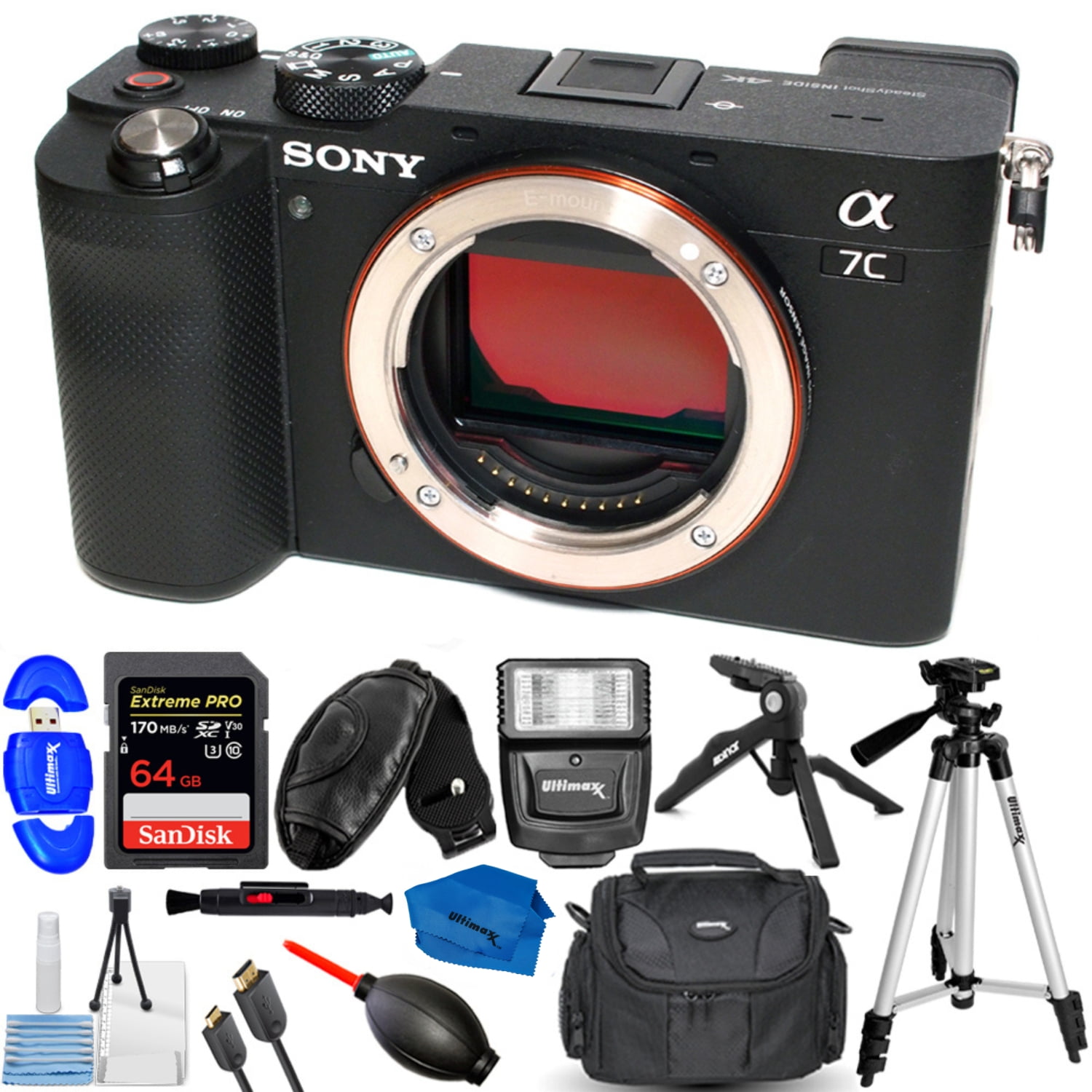 Sony Alpha a7C Mirrorless Digital Camera Body - Bundle Includes ...