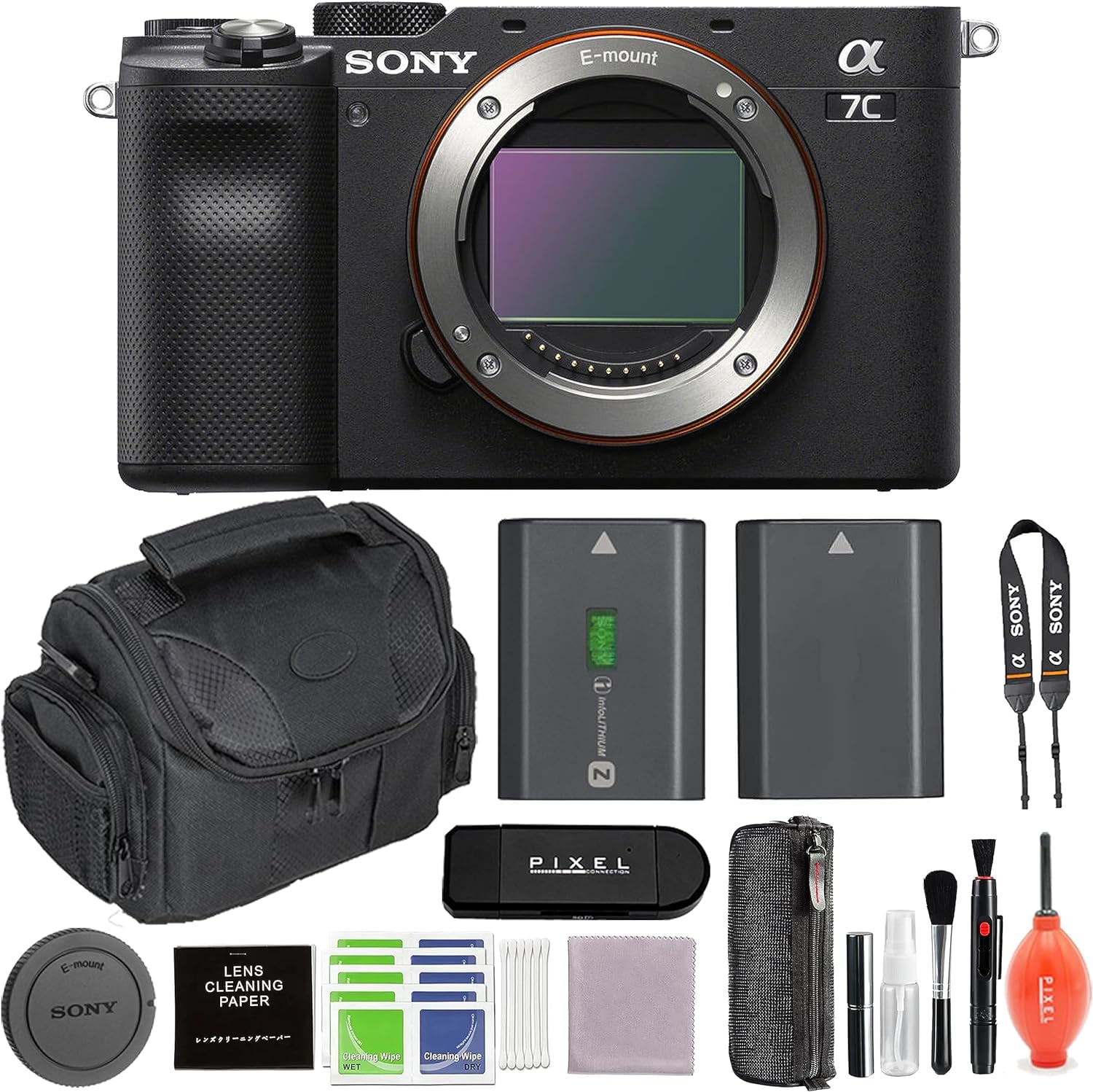 Sony Alpha a7C Mirrorless Digital Camera Bundle with Extra Battery ...