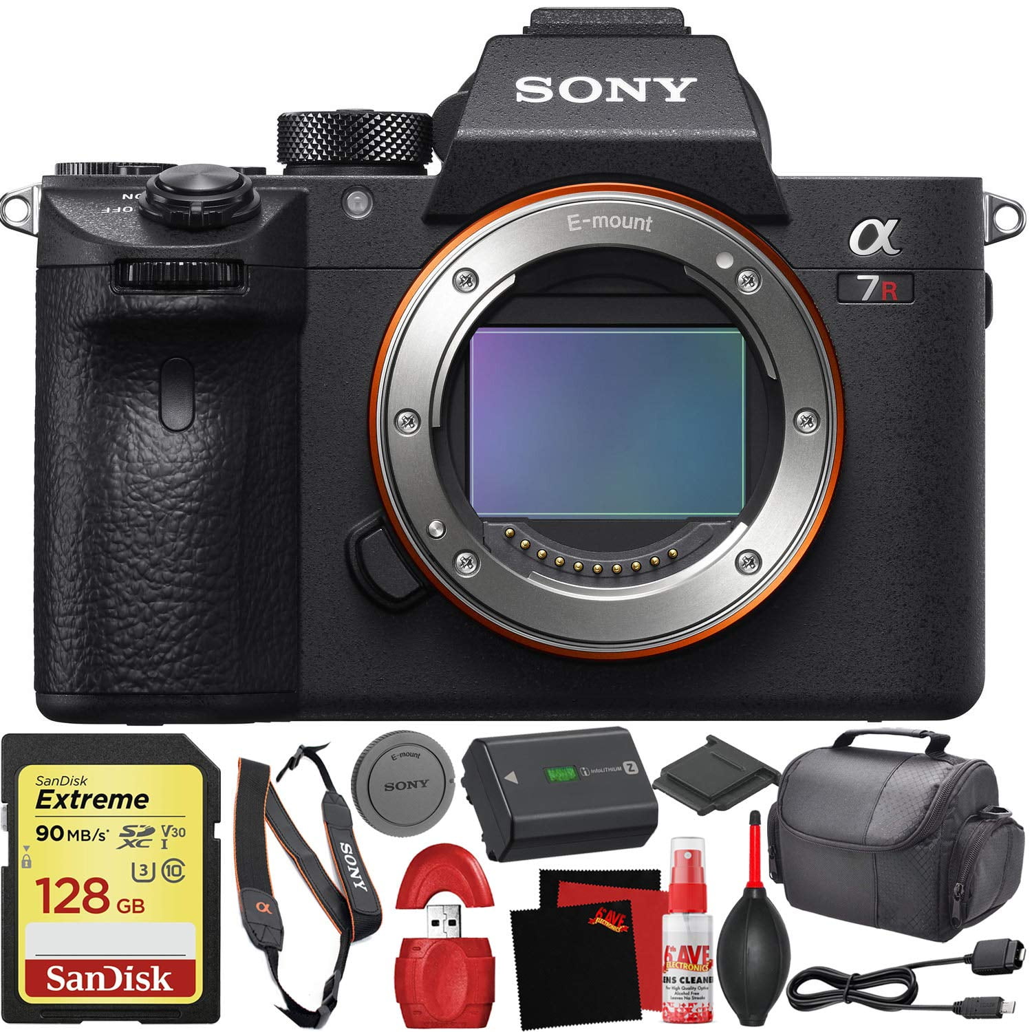 Sony Alpha a7R III Mirrorless Digital Camera + Base Bundle with ...