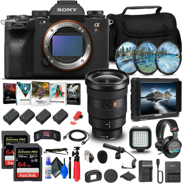 Sony Alpha a7R IIIA Full Frame Mirrorless Digital Camera - Pro Kit Plus Lens - Walmart Business ...