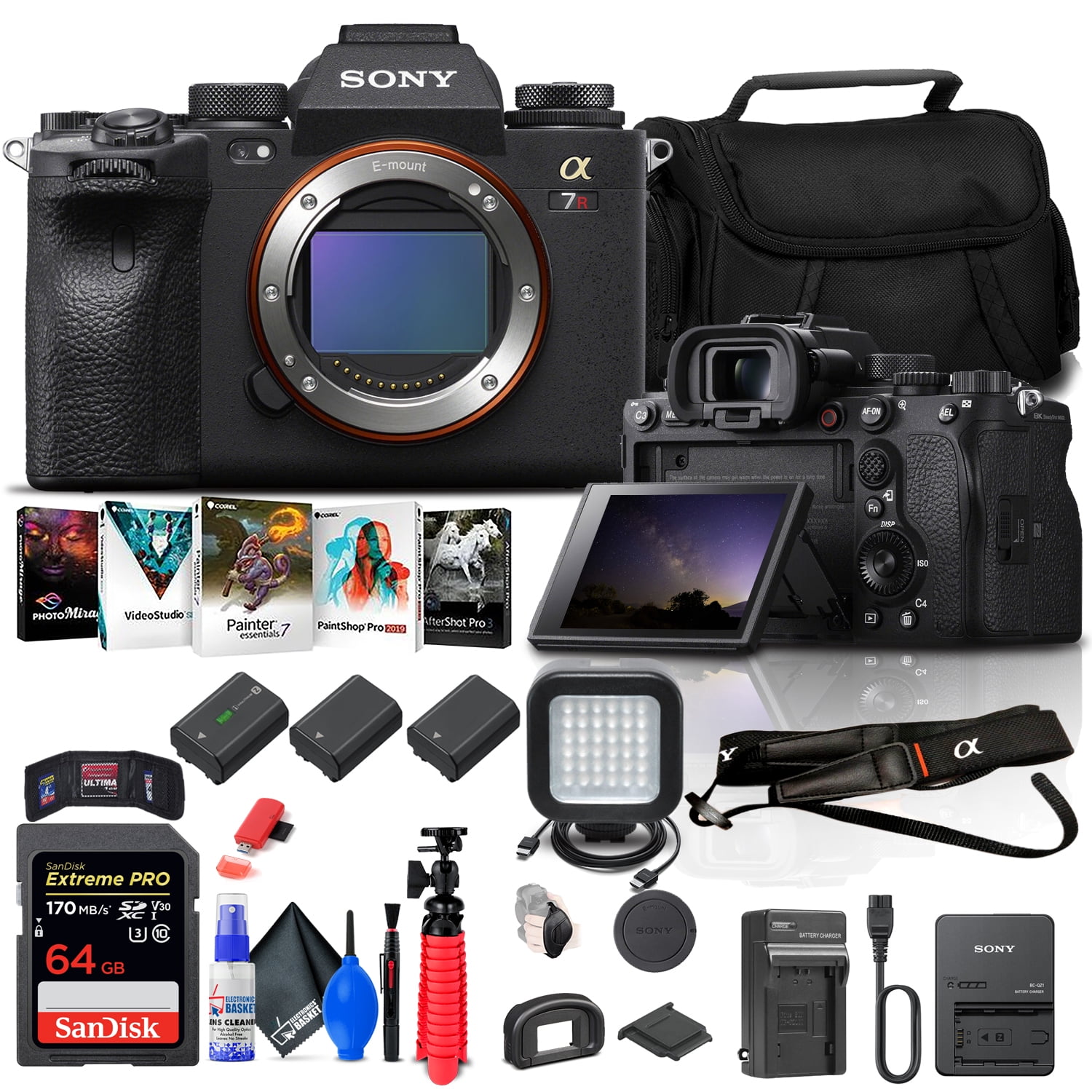 Sony Alpha a7R IIIA Mirrorless Digital Camera - Pro Bundle - Walmart ...