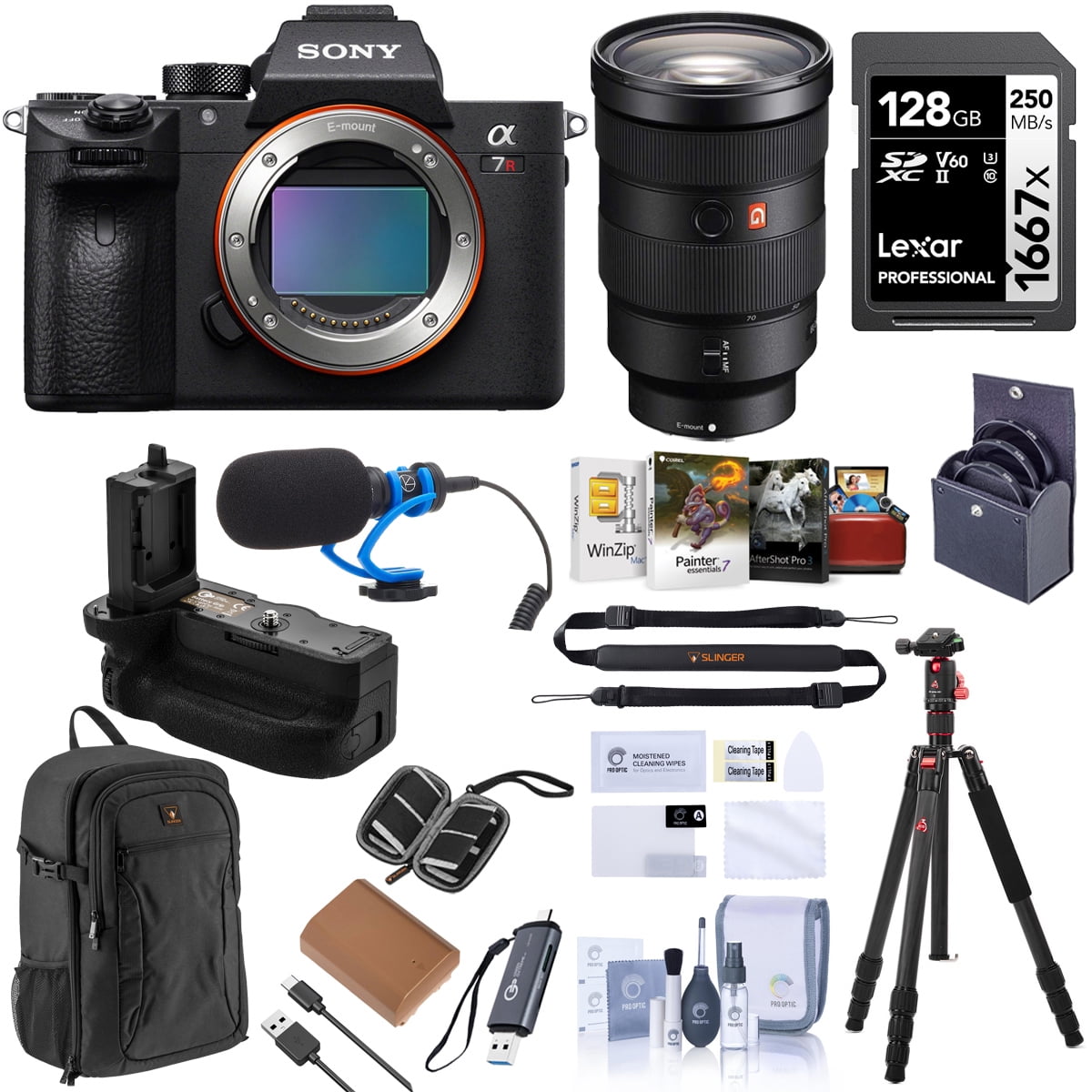 Sony Alpha a7R IV Mirrorless Camera (V2) with FE 24-70mm f/2.8 GM Lens ...