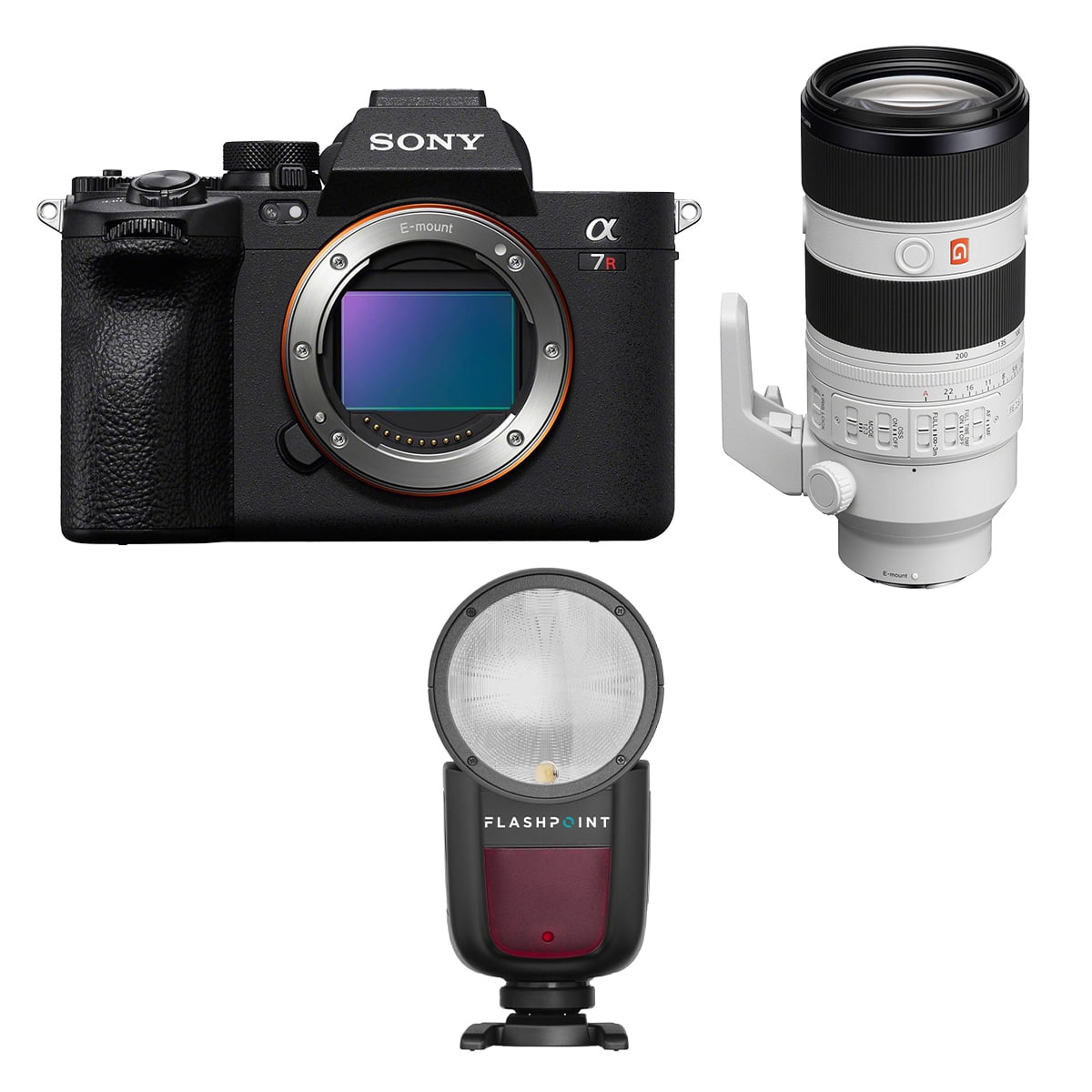 Sony Alpha a7R V Mirrorless Camera with FE 70-200mm f/2.8 GM OSS II G Lens, Bundle with ...