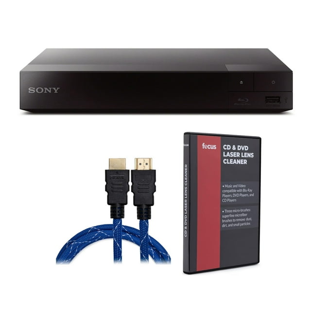 Sony Streaming Blu-ray Disc Player with Lens Cleaner and HDMI Cable ...