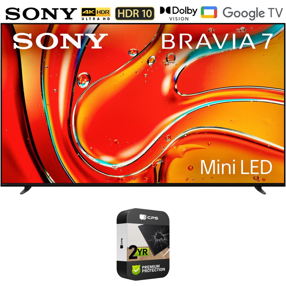 Sony BRAVIA 7 K85XR70 85 inch 4K HDR Smart QLED Mini-LED TV (2024 Model ...