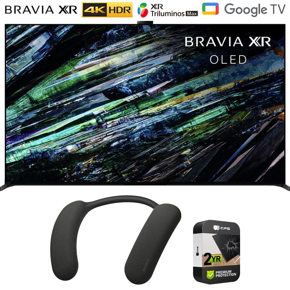 Sony BRAVIA XR A95L 55 inch QD-OLED 4K HDR Smart TV (2023) Bundle with Bonus Theater U Wearable ...
