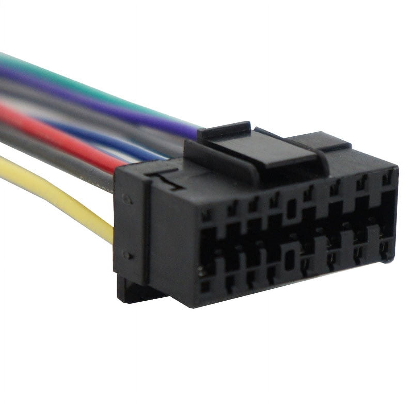 Sony CDX-4000X Aftermarket Stereo Radio Receiver Replacement Wire Harness Cable - Walmart.com