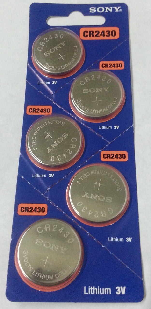 Sony CR2430 3V Lithium Coin Battery - 50 Pack - FREE SHIPPING - Walmart.com