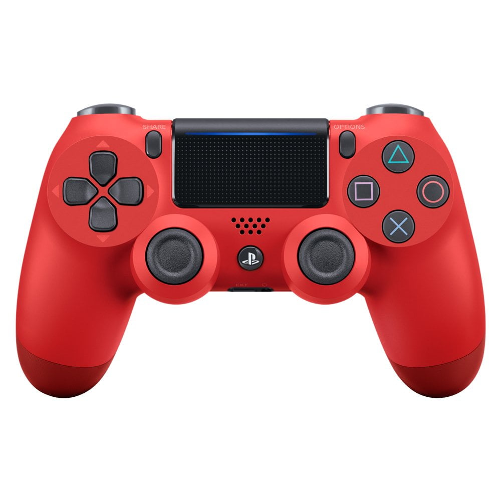 Sony (CUH-ZCT2U) PlayStation 4 PS4 Dual shock Wireless / USB Control -NEW- Red Magma Ps4 ...