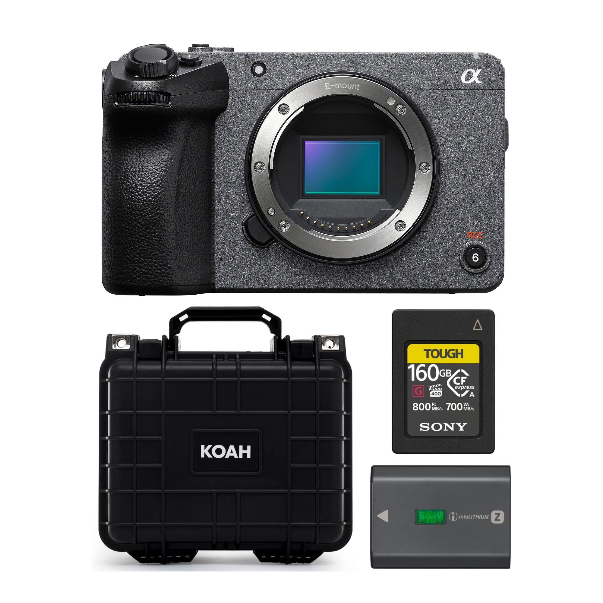 Sony Cinema Line FX30 Super 35 Camera (Body Only) w/ 160 GB Memory Card ...