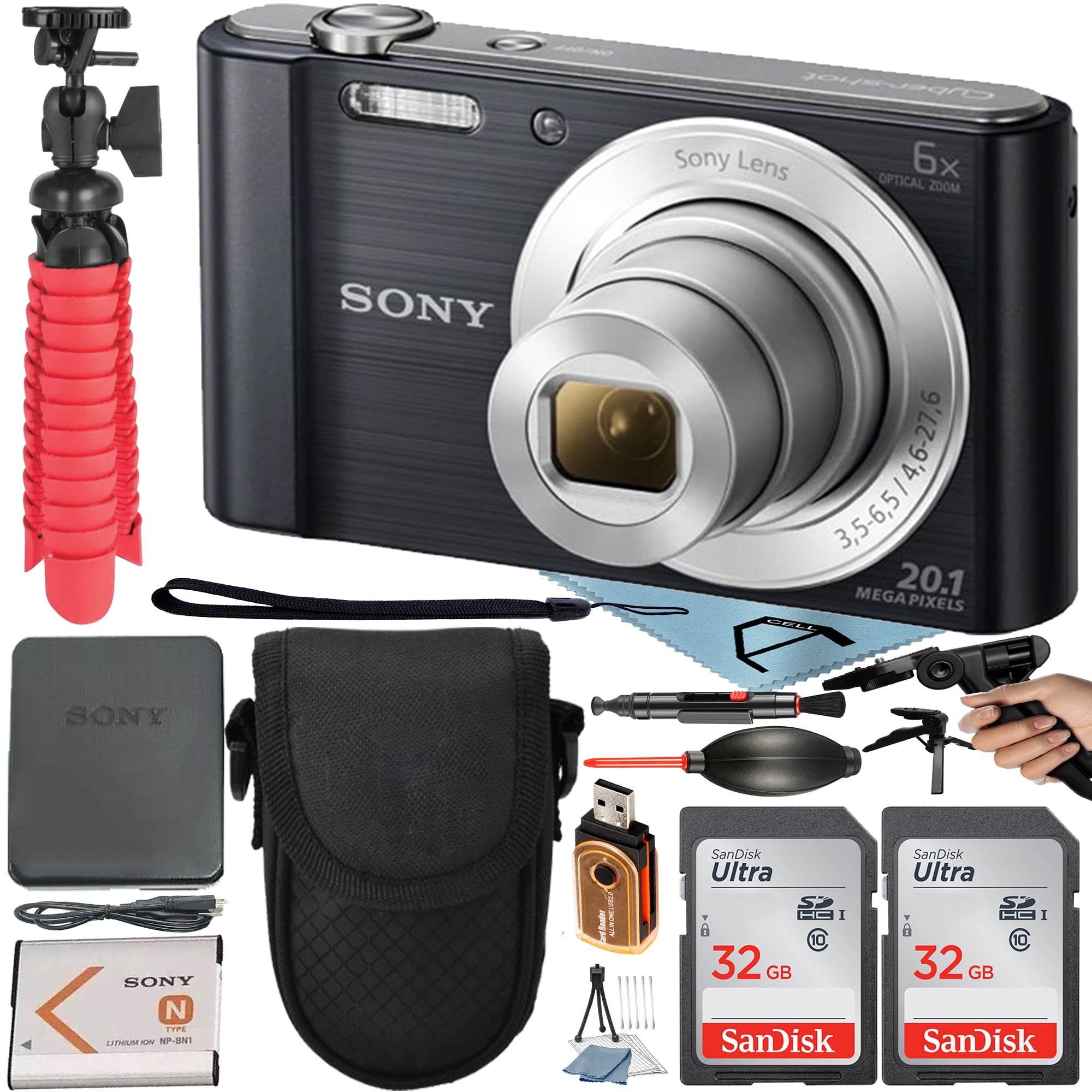 Sony Cyber-Shot DSC-W810 20.1 MP Digital Camera + Point and Shoot ...