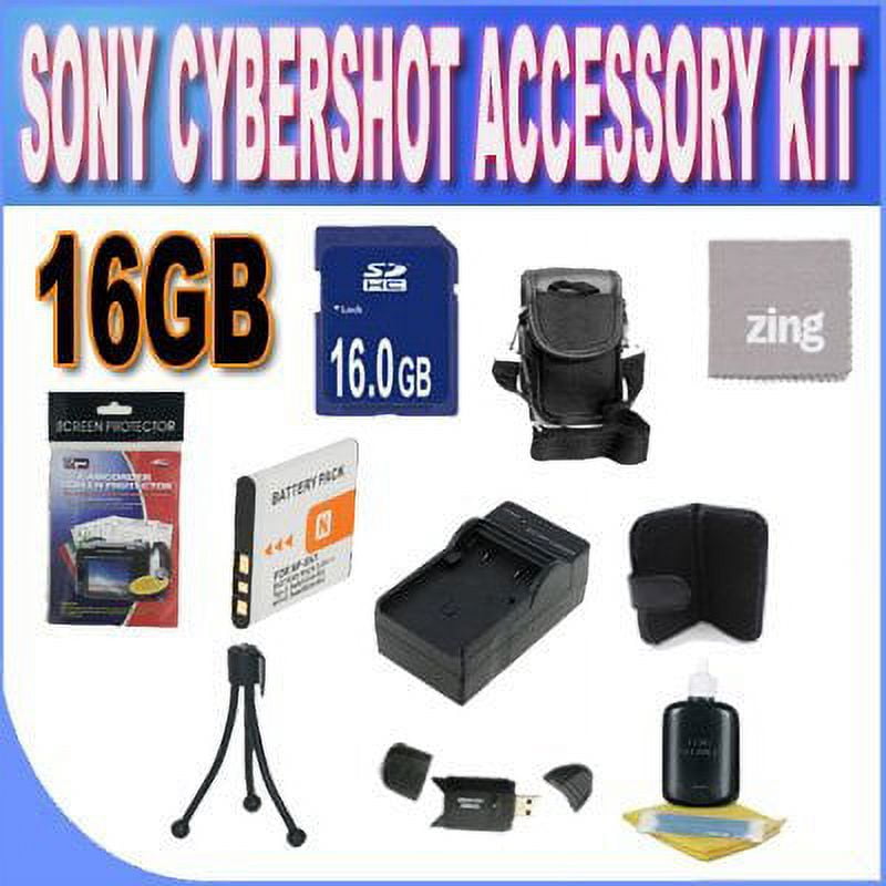Sony Cyber-Shot Dsc-w510/w530/560/570 16GB Accessory Kit (16GB SDHC ...