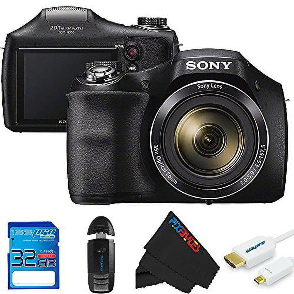 Sony Cyber-shot DSC-H300 Digital Camera + 32GB Pixi-Basic Accessory Kit ...