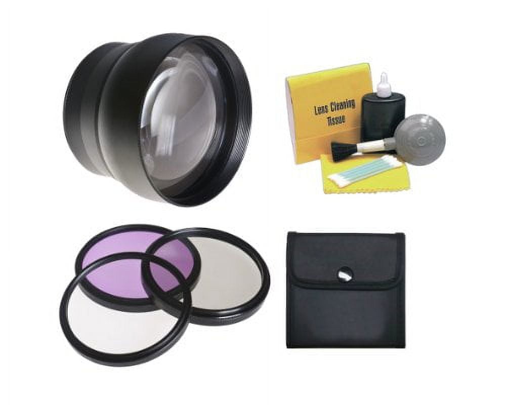 Sony Cybershot DSC-H50 2.2x High Definition Super Telephoto Lens + 74mm ...