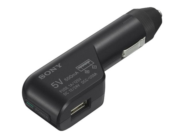 Sony DCC-U50A - Car power adapter - 500 mA - for Action Cam-HDR-AS30 ...