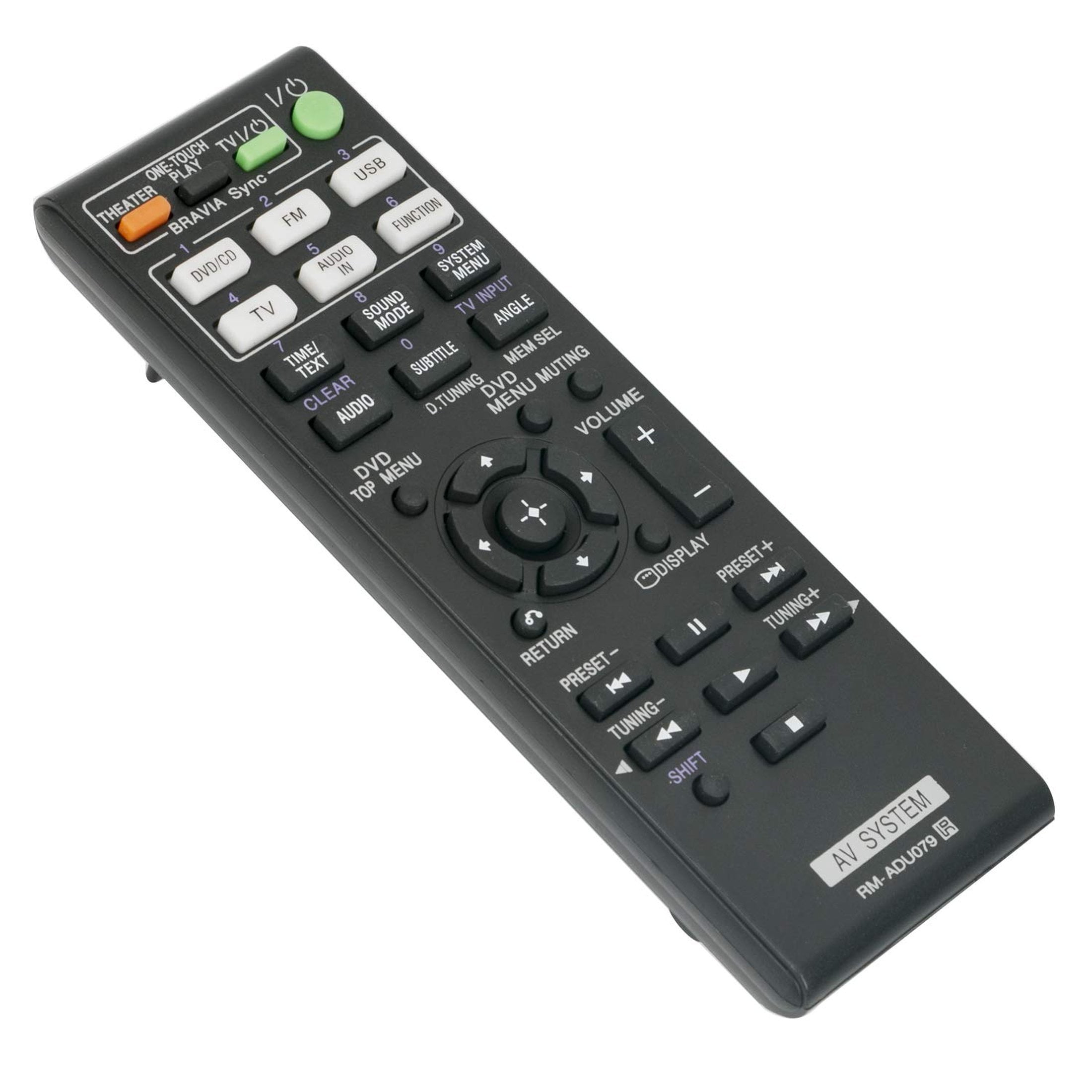 Sony DVD Receiver Remote Control Replacement RM-ADU079 Compatible Model ...